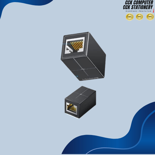 Jual Mindpure AD043 Barrel Gigabit Sambungan Kabel LAN RJ45 Coupler ...