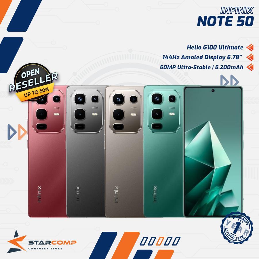 Jual HP Infinix Note 50 8/256 Helio G100 Ultimate 144Hz Amoled Display ...