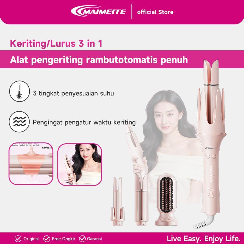 Jual MAIMEITE 3 IN 1 Ceramic Catokan Curly Otomatis Hair Styler ...