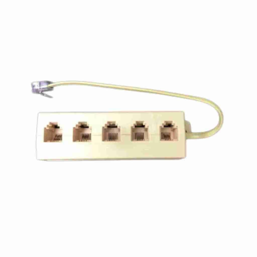 Jual Kotak Roset T Cabang 5 Rj 11 Pesawat Telephone | Shopee Indonesia