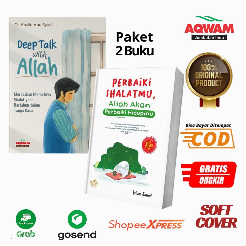 Jual Buku Paket 2 Jilid Deep Talk With Allah & Perbaiki Shalatmu Allah ...