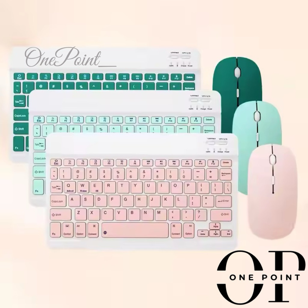 Jual Keyboard Bluetooth Nirkabel 10 Inci Keyboard Mouse Wireless Sentuh ...