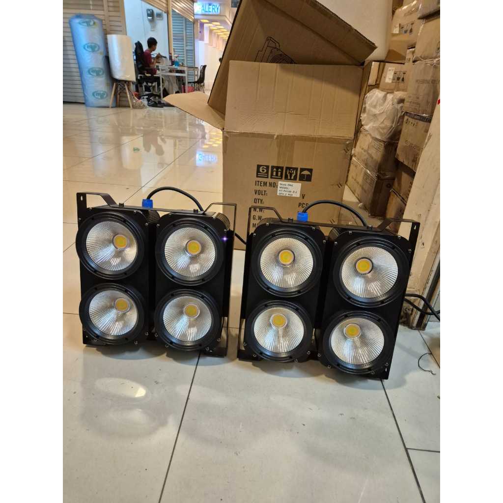 Jual Lampu Mini Brute 4 mata warm white 4x100 watt | Shopee Indonesia