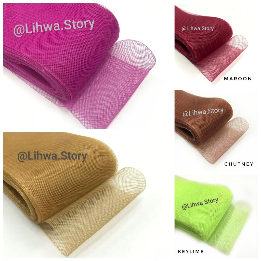 Jual 4 CM | HARDNET HALUS / YURE PITA JALA LEMBUT LEMAS | HORSEHAIR ...