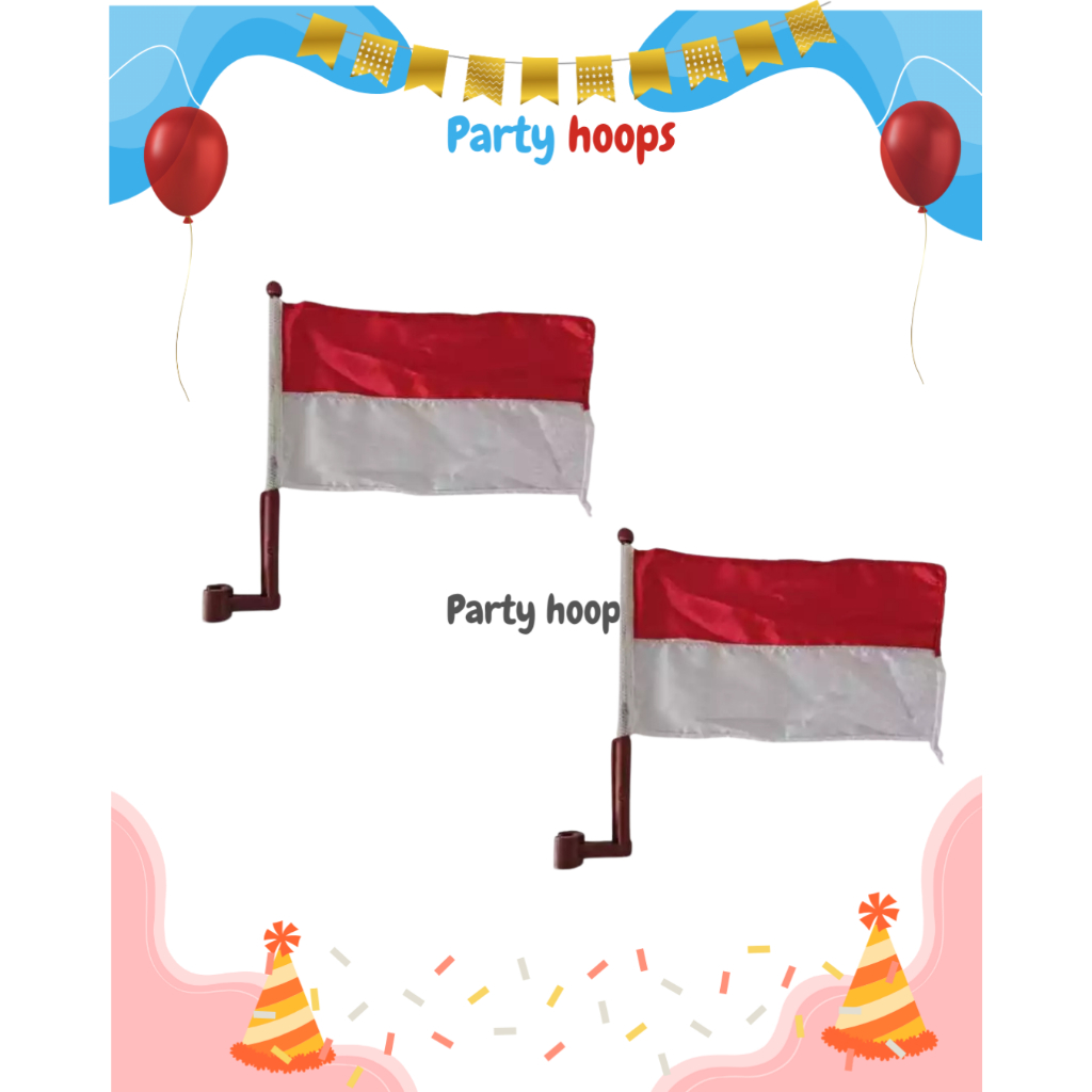 Jual Bendera Indonesia Merah Putih Mini Tiang Besi Reusable - bendera ...
