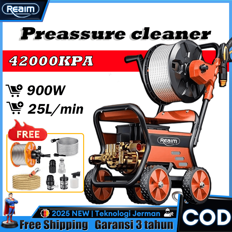 Jual Reaim 1300W Mesin Alat Steam Jet Cleaner High Preassure Motor ...