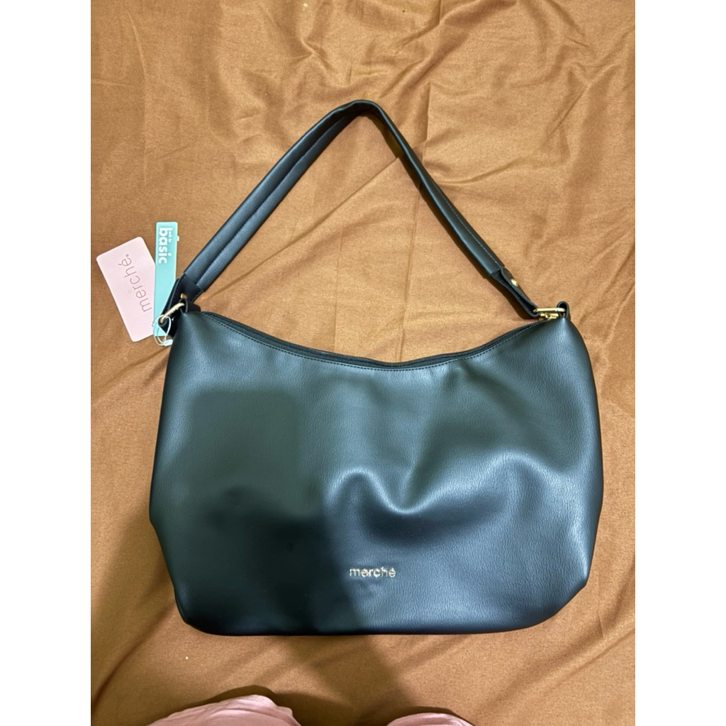 Jual Preloved tas Hobo Merche - Black | Shopee Indonesia