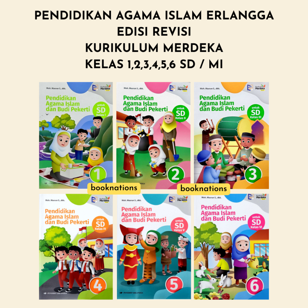 Jual Buku PEND. AGAMA ISLAM KELAS 1 2 3 4 5 6 SD / MI ERLANGGA Kurikulum Merdeka | Shopee Indonesia