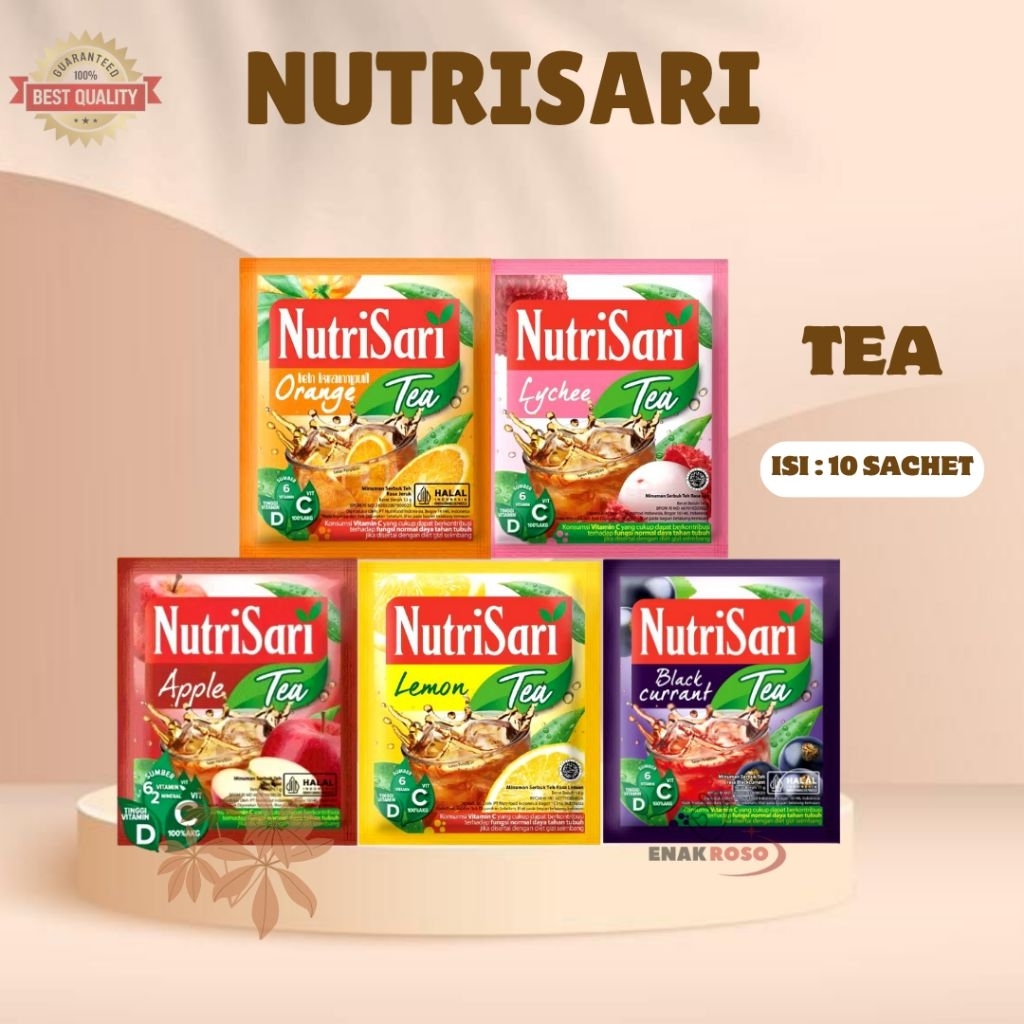 Jual Nutrisari Tea Minuman Segar Pelepas Dahaga | Shopee Indonesia