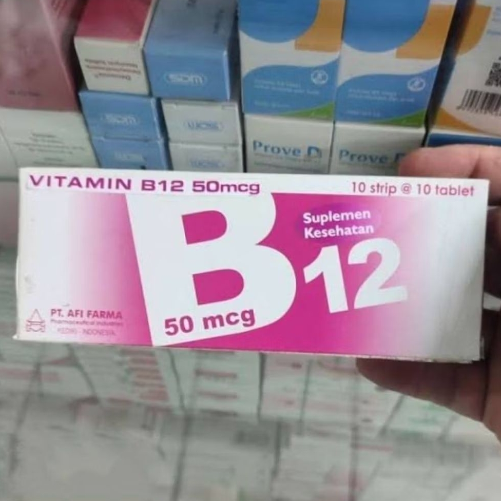 Jual VITAMIN B12 50 mcg BOX 100 TABLET | Shopee Indonesia