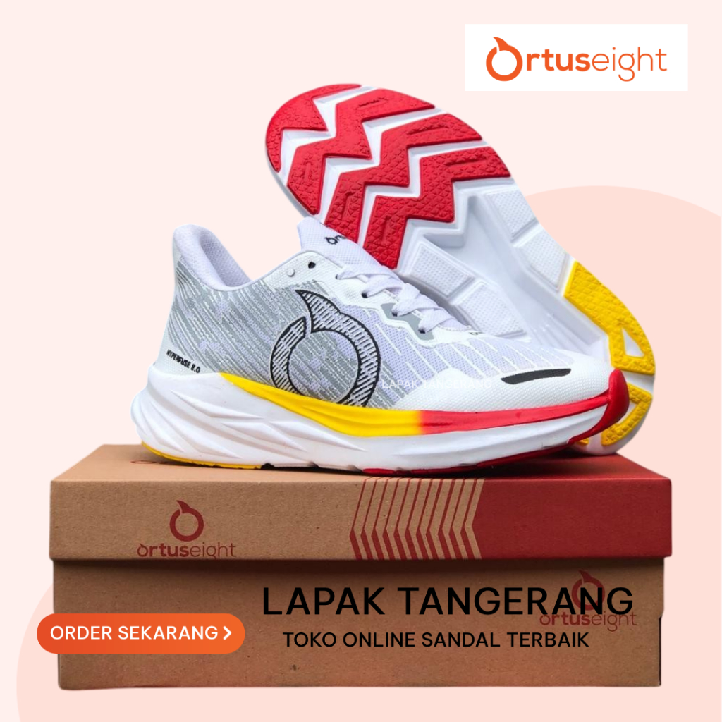 Jual Sneakers Running Ortuseight Pria Warna Putih – Cocok Lari, Jogging ...
