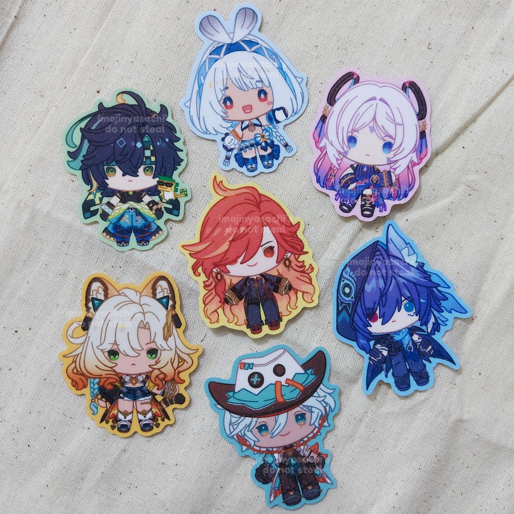 Jual [ imajinyasachi ] Genshin Impact Natlan Glitter Sticker | Shopee ...