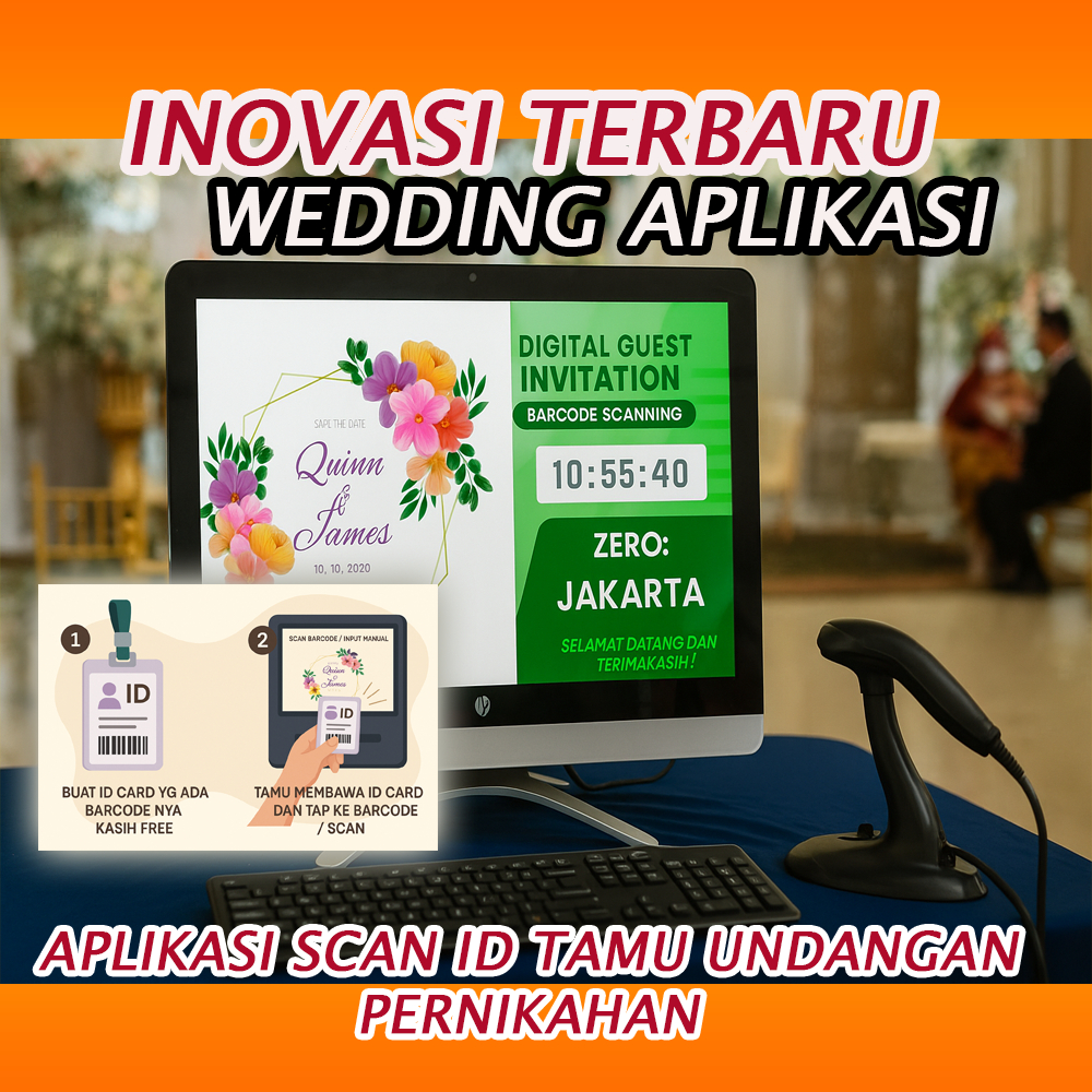 Jual Software Aplikasi Buku Tamu undangan digital pernikahan otomatis ...