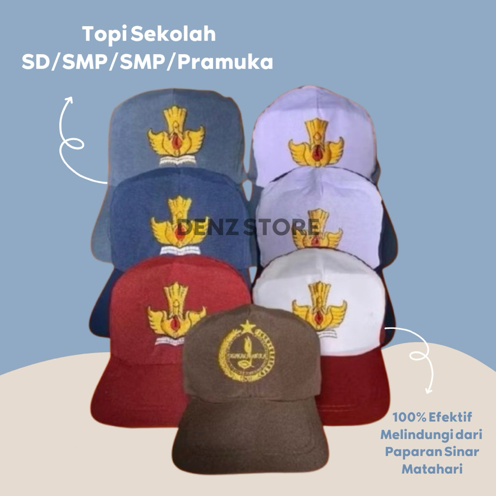 Jual Seragam Sekolah Topi SD SMP SMA SMK | Shopee Indonesia