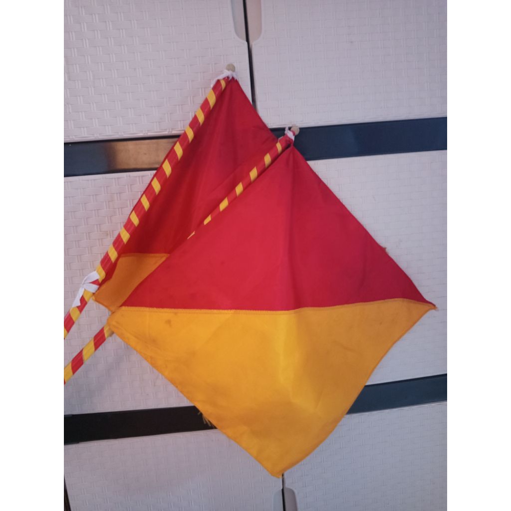 Jual Bendera Semaphore / semafor 1 pasang + tongkat | Shopee Indonesia