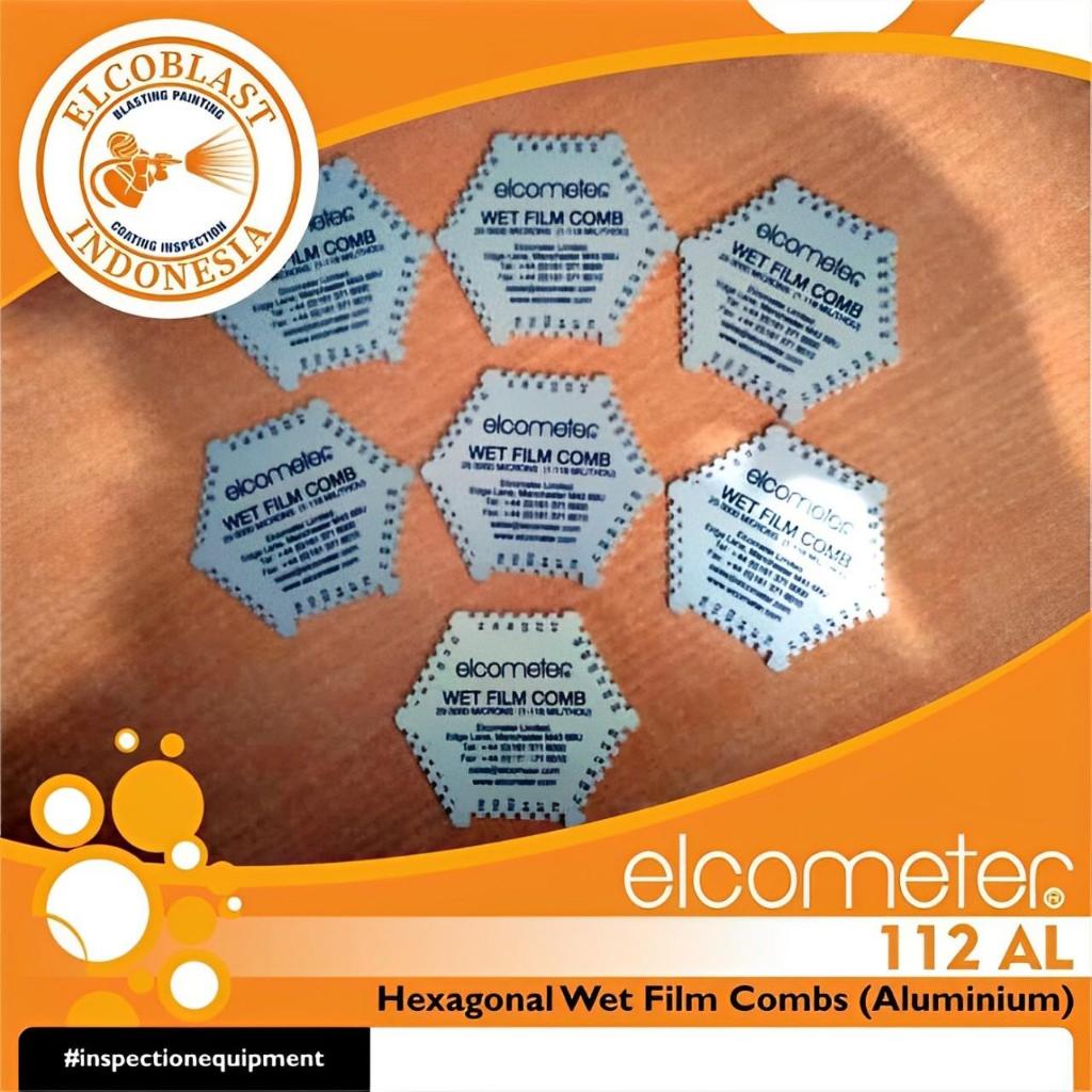 Jual Elcometer 112 Wet Film Thickness Hexagonal Comb Aluminium (B112AL12473-3) | Shopee Indonesia