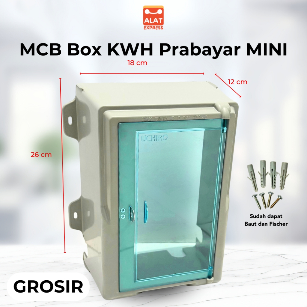 Jual Box Pelindung Meteran Listrik KWH Mini Token Prabayar UCHIRO yang ...