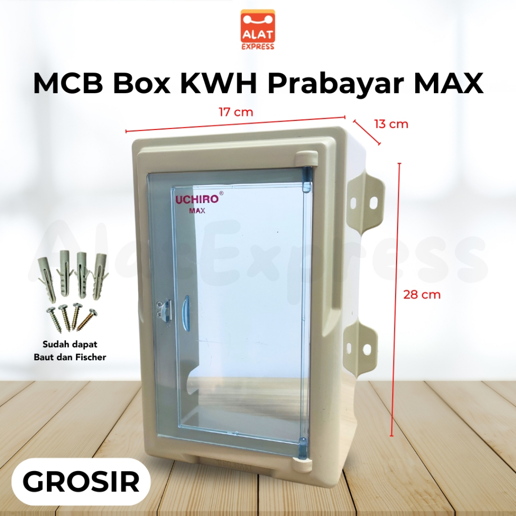 Jual Box MCB KWH Prabayar MAX Ukuran Lebih Besar Pelindung Listrik ...