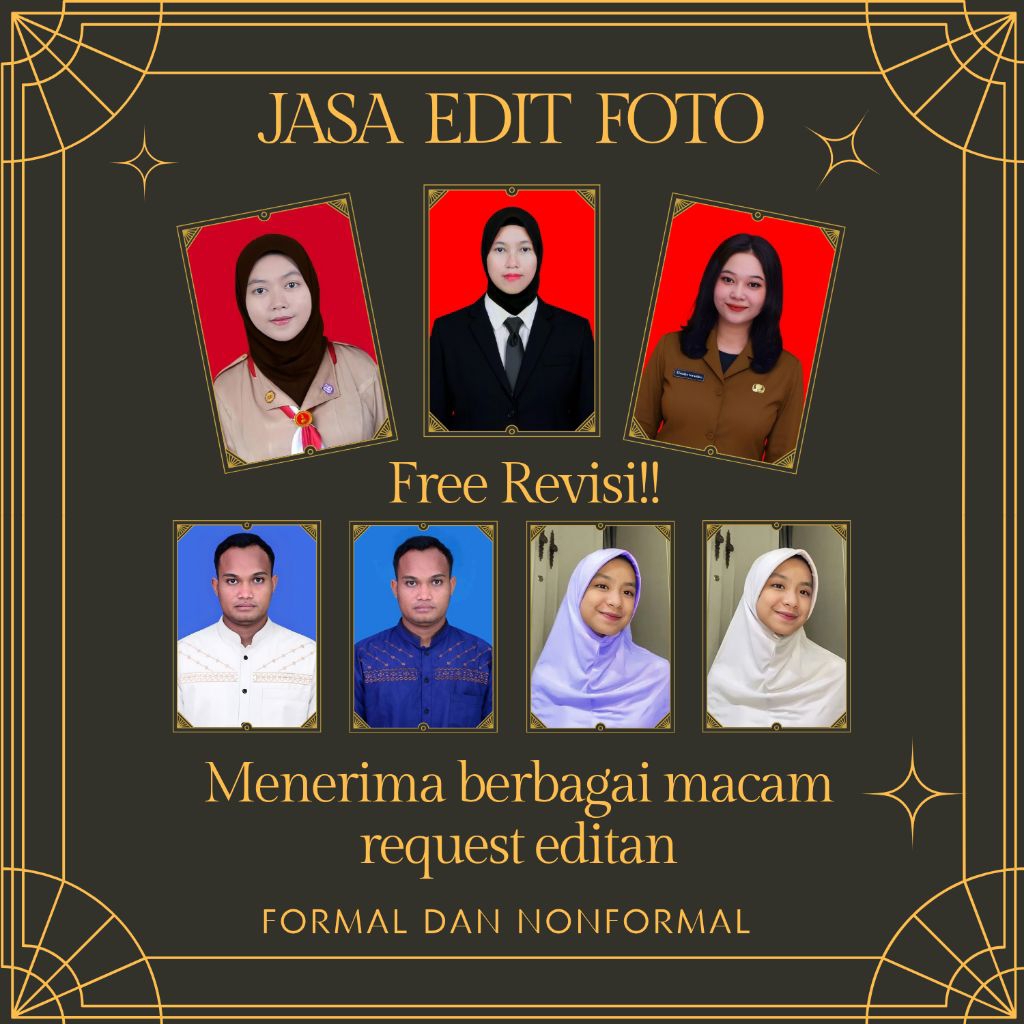 Jual Jasa Edit Pas Foto Formal / CPNS / SKCK / Lamaran kerja / Ijazah ...