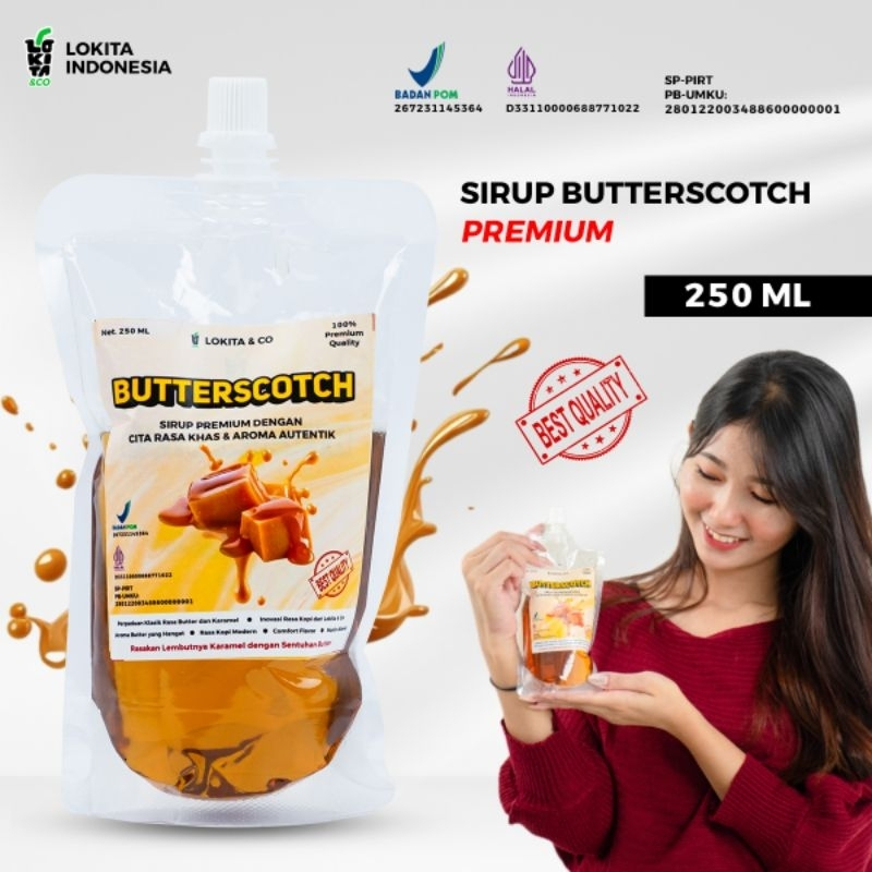 Jual LOKITA - Sirup Butterscotch Signature Syrup Collection | Shopee ...