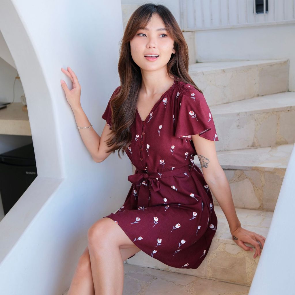 Jual AURAE - Selena | Mini Home dress | Shopee Indonesia