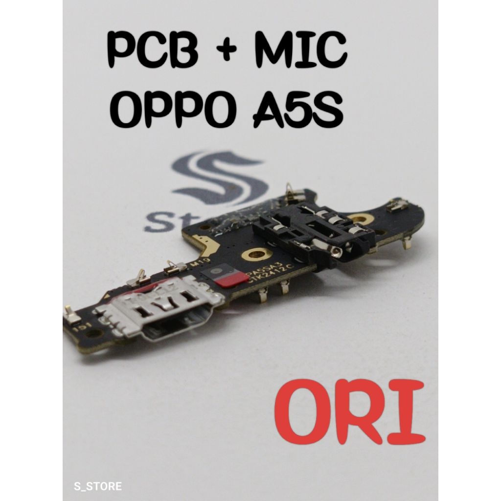 Jual CONNECTOR CHARGER OPPO A5S ORI PAPAN KONEKTOR CAS PCB BOARD ...