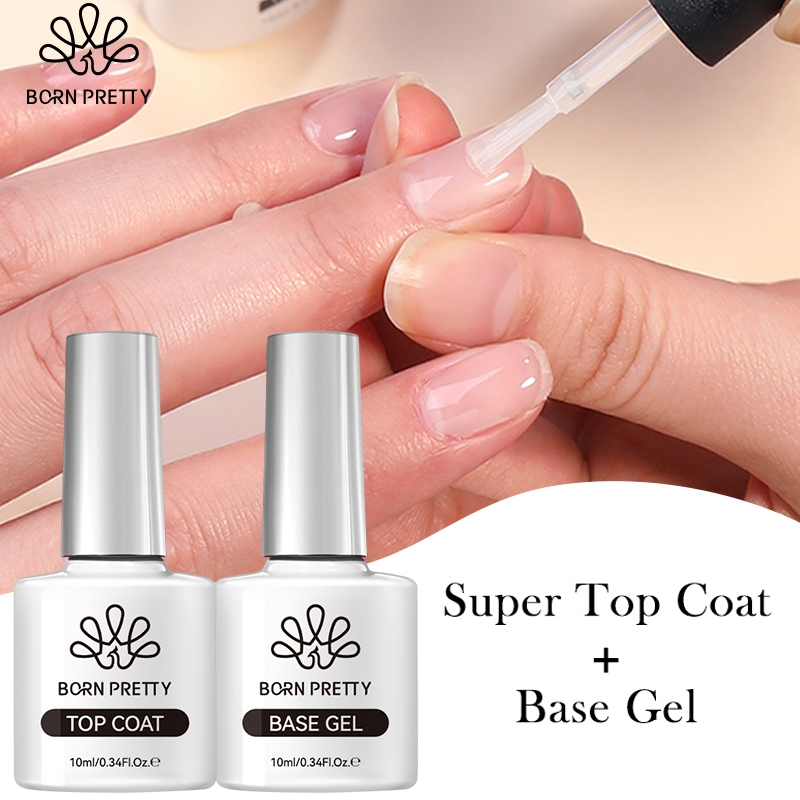 Jual BORN PRETTY Top Coat Kutek Gel Base Coat 10ml Nail Art Kutek Gel Polish Kutek Nail Gel BPOM ...