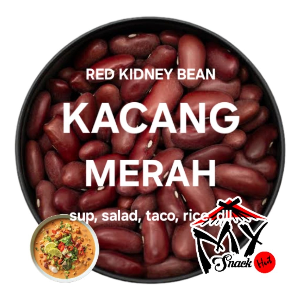 Jual KACANG MERAH 100GR RED KIDNEY BEANS RAJMA SURKH LOBIA HONG YUN DOU ...