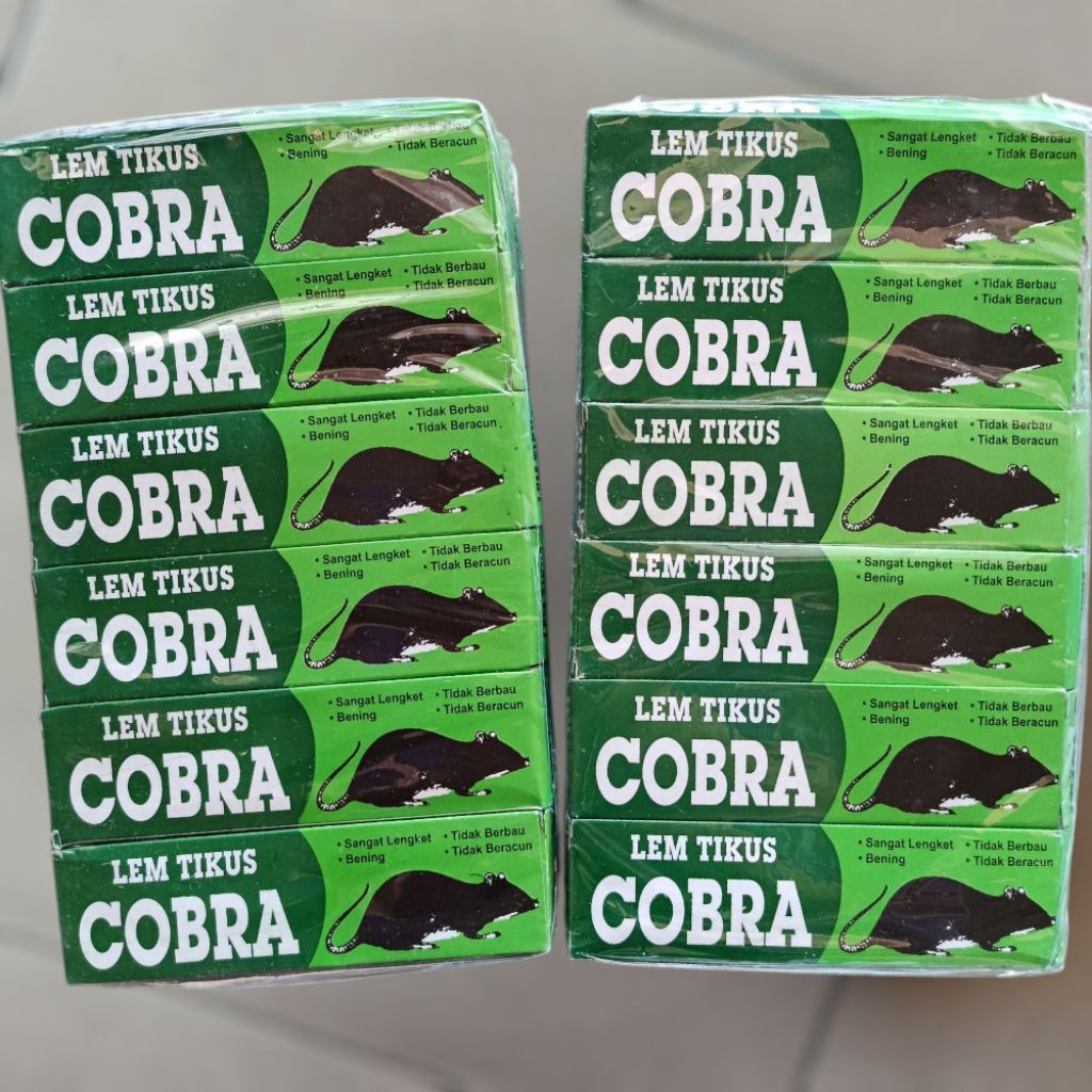 Jual (12pcs)lem tikus cobra | Shopee Indonesia