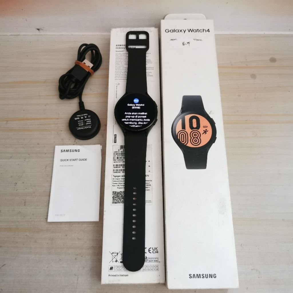 Jual Samsung Watch 4 44mm SM-R870 Bekas - Fullset Resmi - watch4 second ...