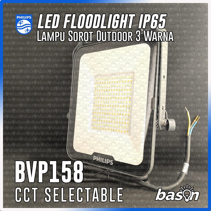 Jual PHILIPS BVP158 50W 70W 100W 150W 200W - LED Flood Light CCT Selectable IP65 - Lampu Sorot ...