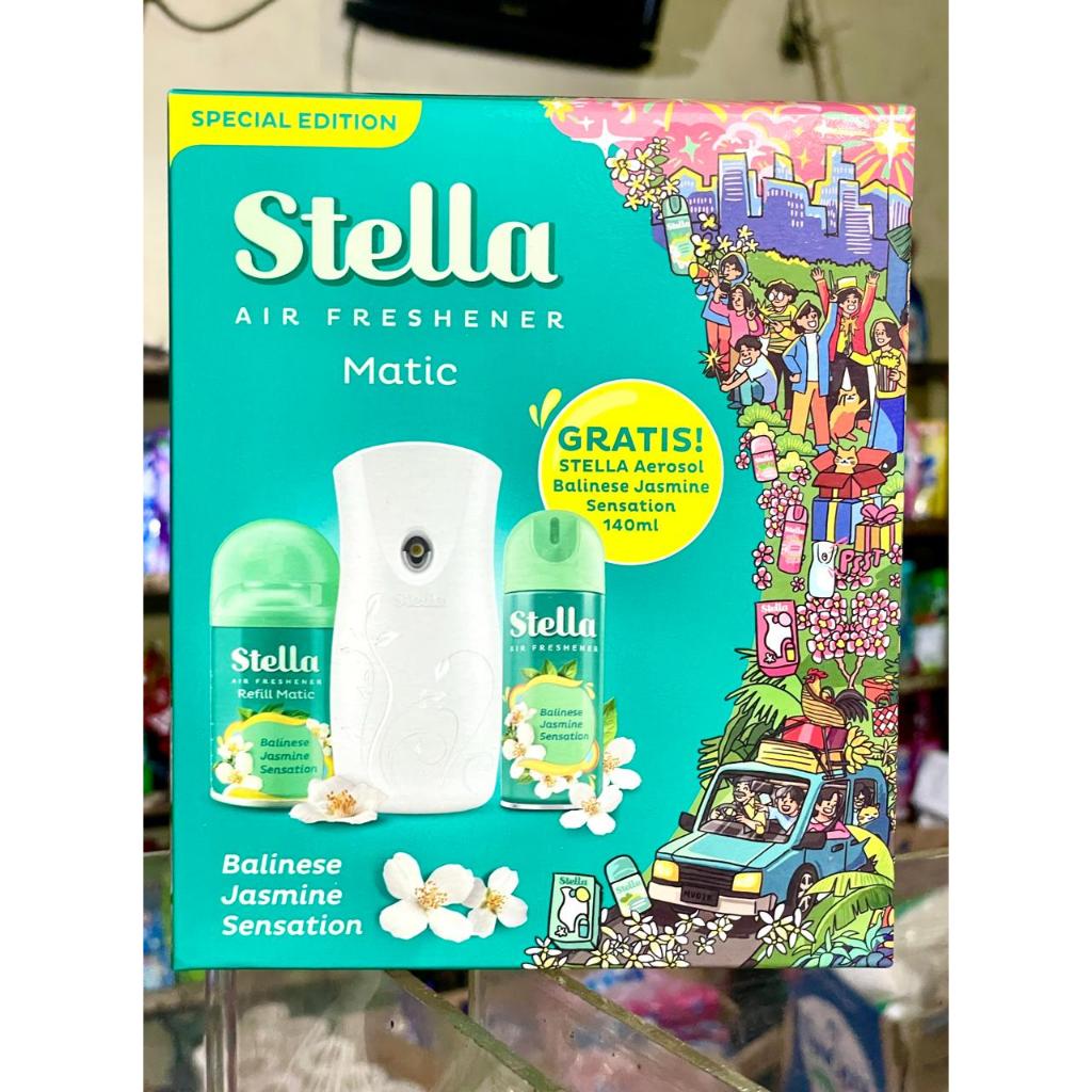 Jual STELLA MATIC MESIN OTOMATIS (ALAT + REFILL) + AEROSOL 140ML ...