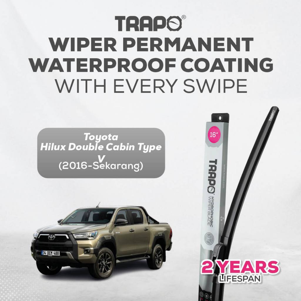 Jual Trapo Hydrophobic Wiper Blade Toyota Hilux Double Cabin Type V ...