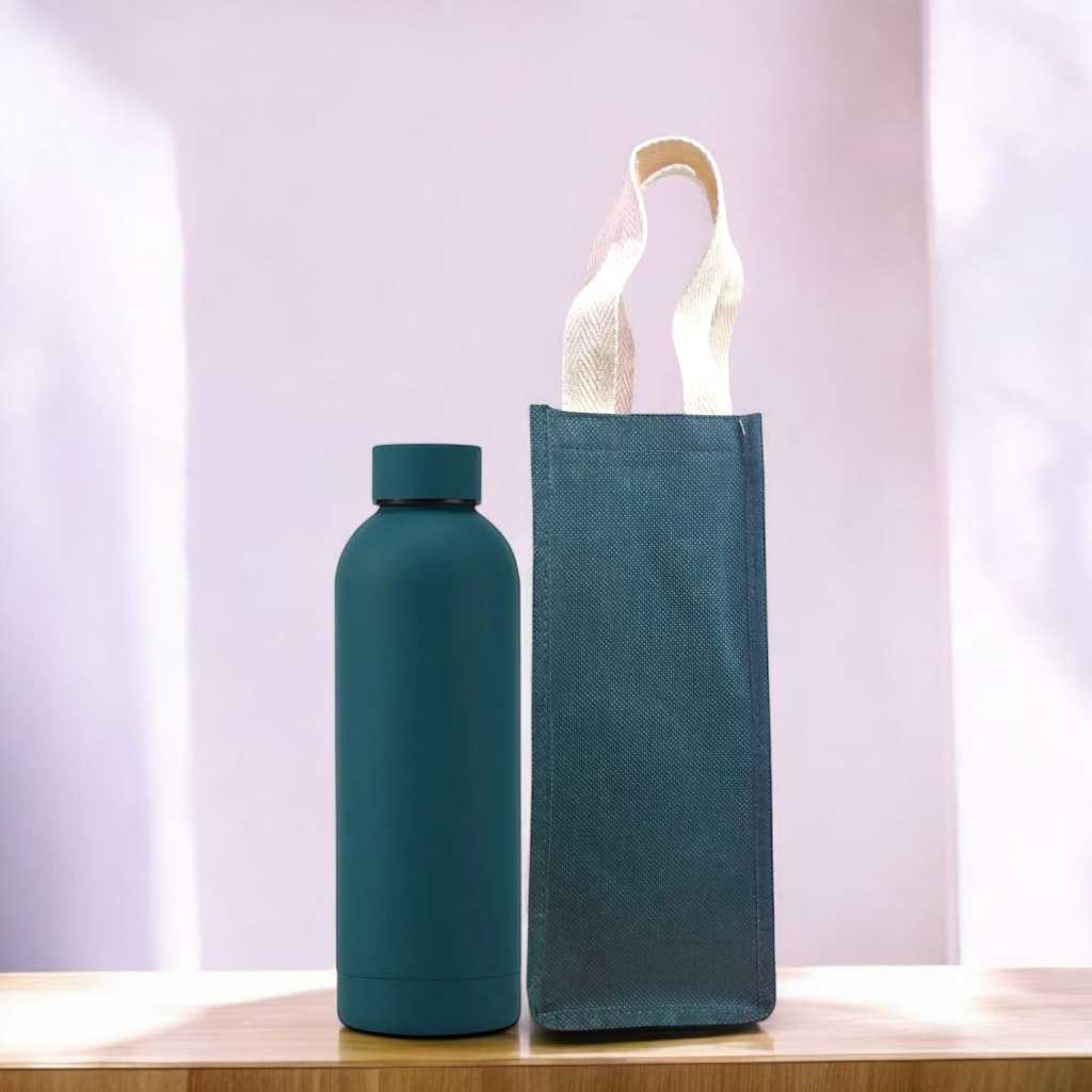 Jual Tas Botol Spunbond Polos 1 Liter Uk. 10 x 10 x 25 cm, Kemasan utk ...