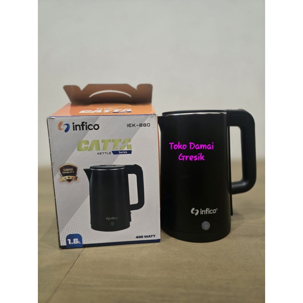 Jual Infico Kettle Pemanas Air teko Stainless IEK-880 Electric 1,8 ...