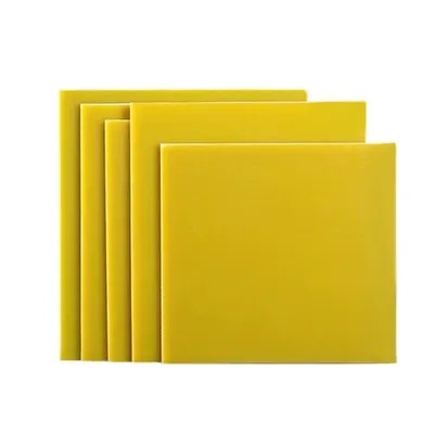 Jual Epoxy resin sheet | resin kuning lembaran 1 mm | 23,5 cm x 23,5 cm ...