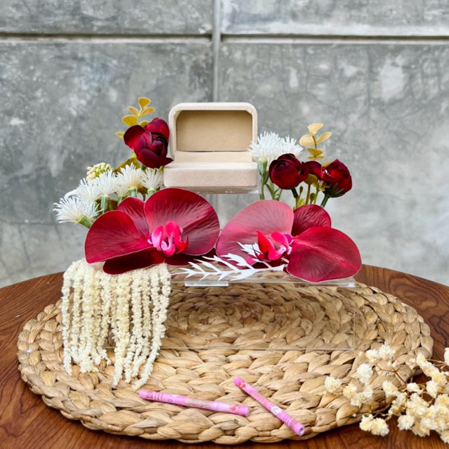 Jual Ring Tray Ringbox wedding Ring bearer akrilik tempat cincin ...