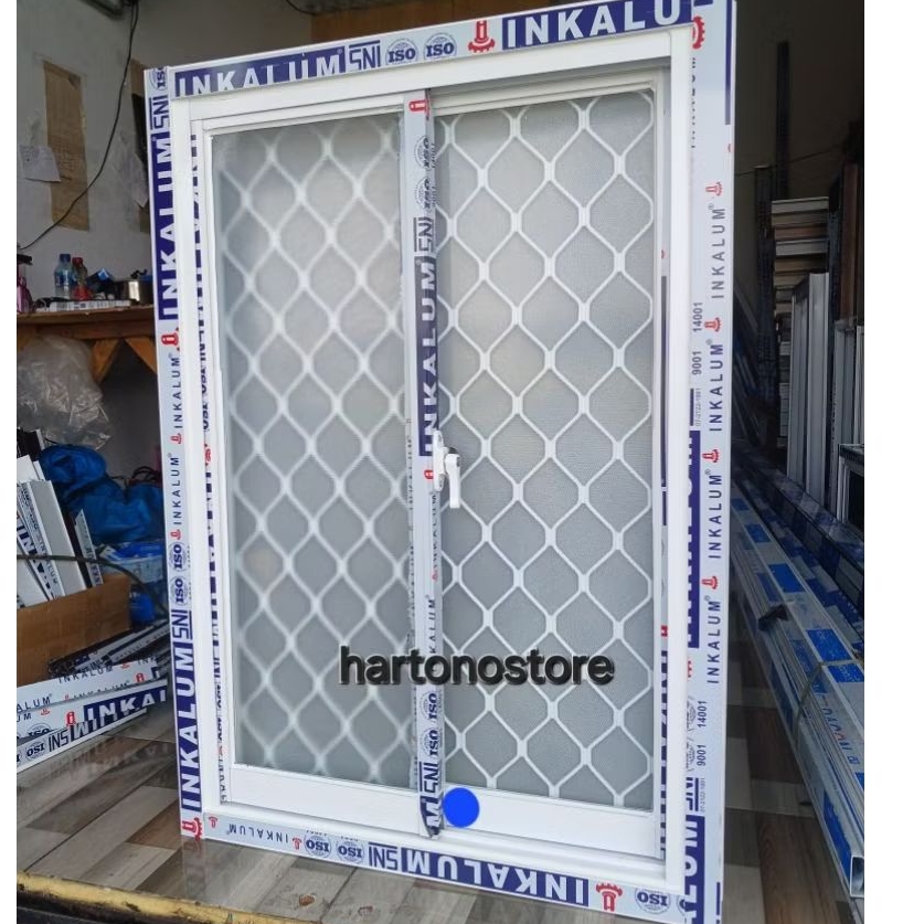 Jual jendela 85cmx100cm, sleding tralis kasa nyamuk ukuran tinggi 100 cm lebar 70 cm, 80 cm ...