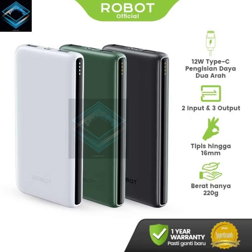 Jual ROBOT Power Bank RT180 / RT12 10000mAh / RT22 20000mah /RT32 ...