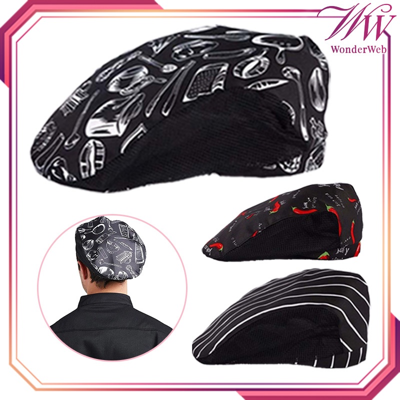 Jual Topi Koki Chef Topi Masak Koki Topi Koki Jaring Topi Chef Pria ...