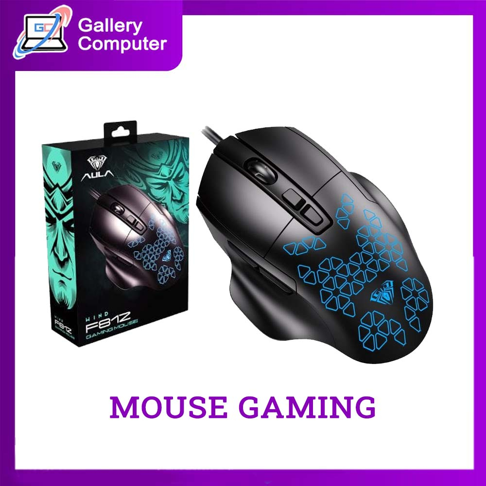 Jual Mouse Gaming Hexagonal Style AULA F-812 Macro-RGB-7200DPI-AULA ...