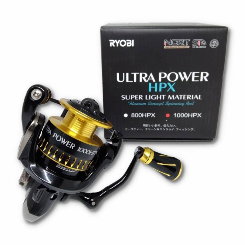 Jual Reel RYOBI ULTRA POWER 1000 HPX (BLACK GOLD) | Shopee Indonesia
