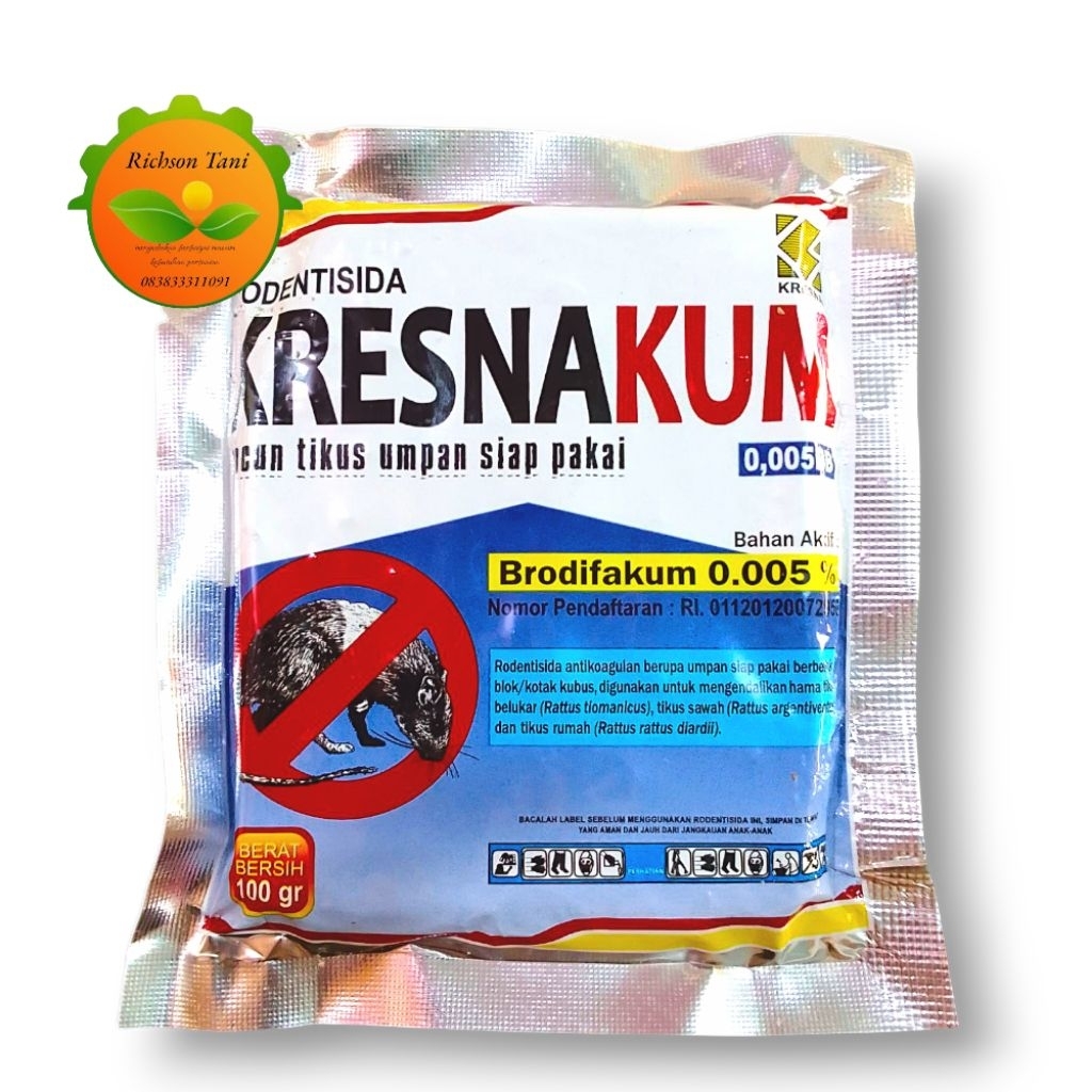 Jual Rodentisida Racun Tikus Kresnakum 100 gram | Shopee Indonesia