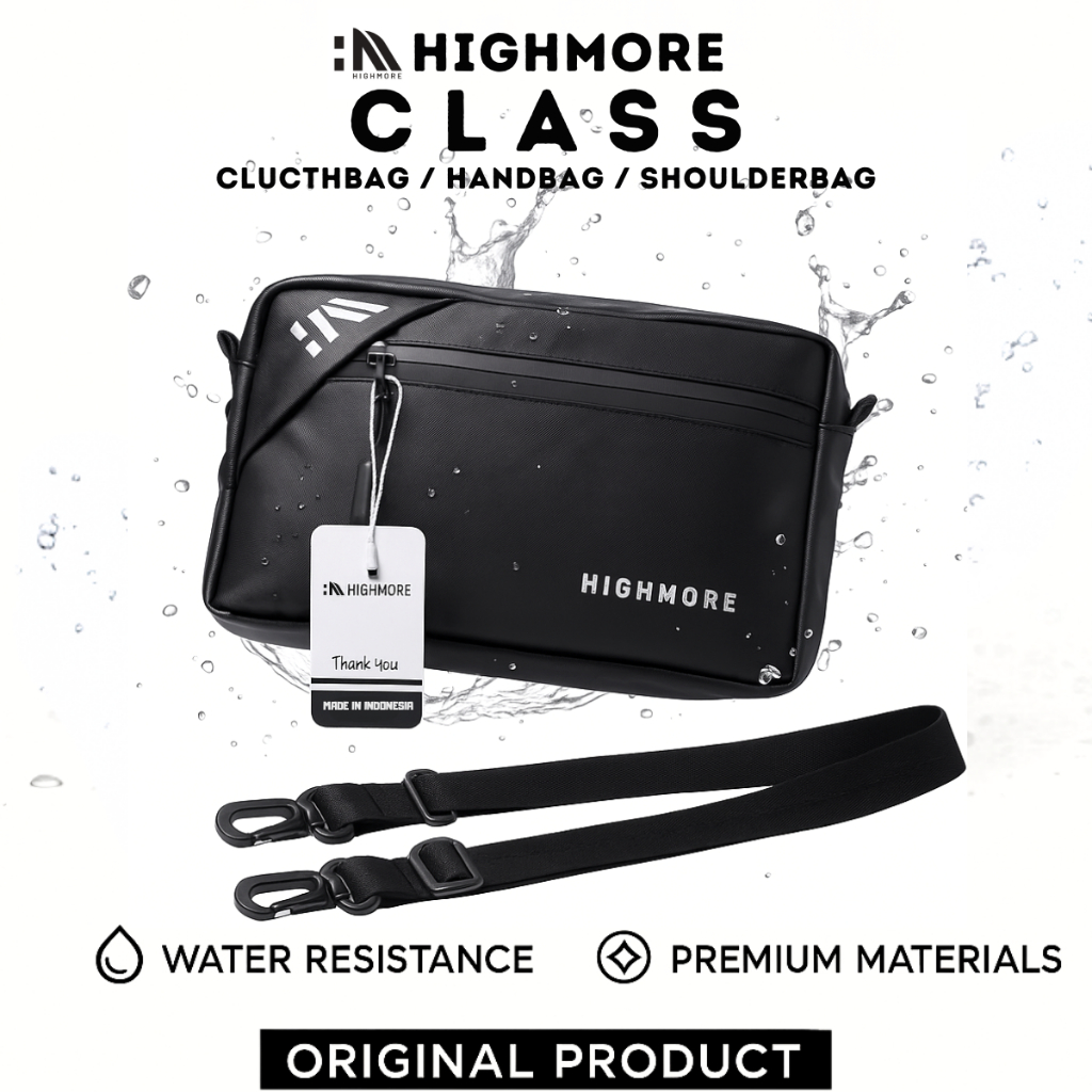 Jual HIGHMORE CLASS Promo Terbaru Tas Selempang Pria Clutchbag Original ...