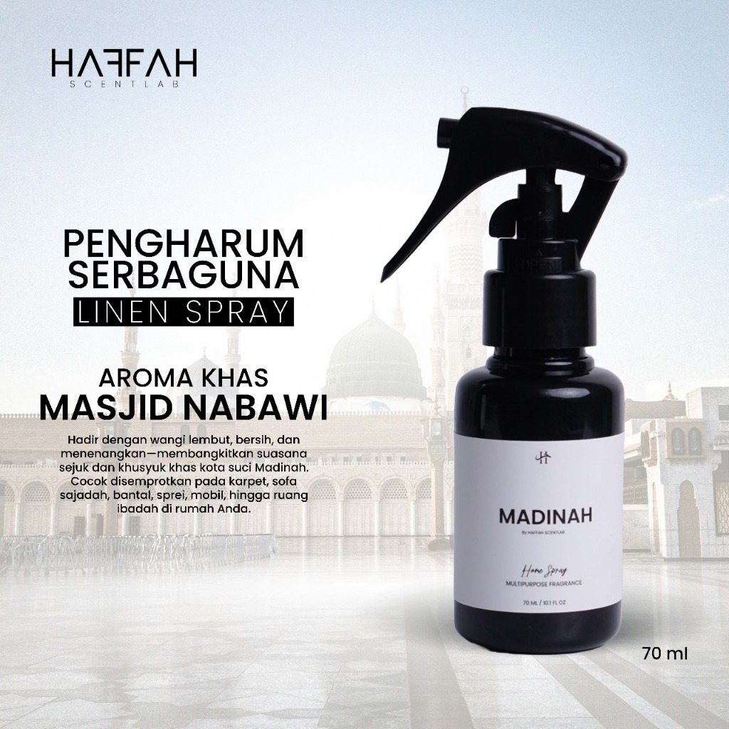 Jual Haffah - Pengharum Serbaguna Linen Spray Anti Bacterial Aroma Khas ...