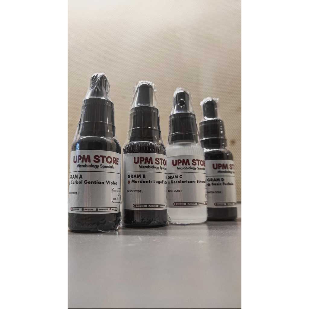 Jual Gram Stain Kit /Gram staining/Cat Gram untuk pengamatan morfologi ...