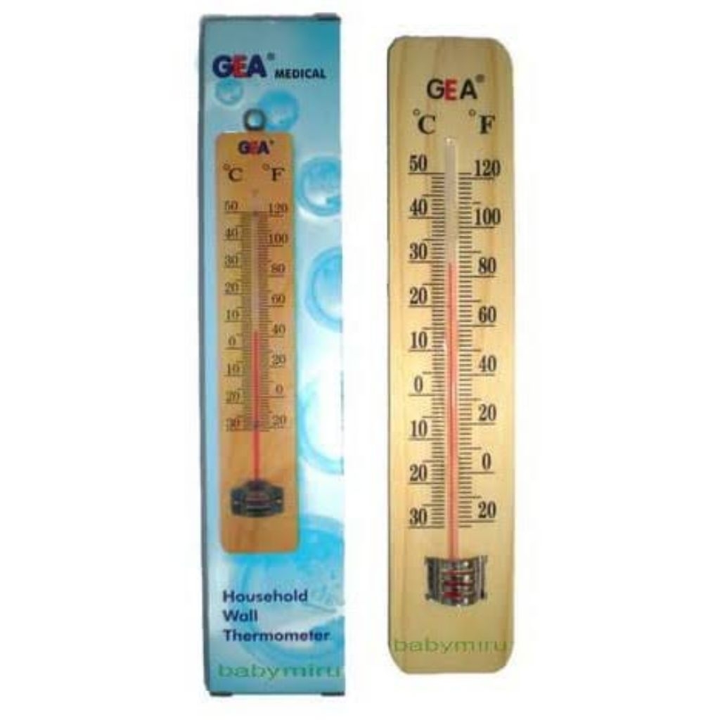 Jual termometer ruangan gea kayu | Shopee Indonesia