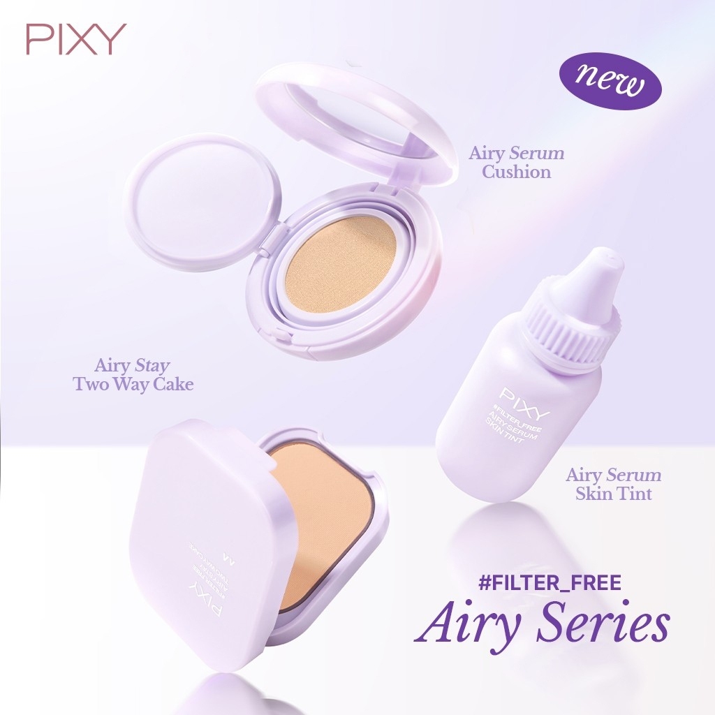 Jual PIXY Airy Series Filter Free Airy Serum Cushion Glow | Shopee ...
