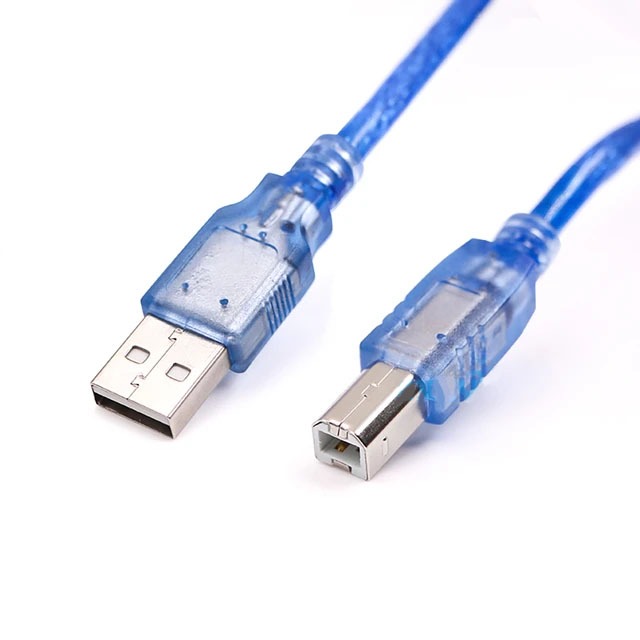 Jual VATEN Kabel USB Printer 3m Biru Transparant ( 3 meter ) | Shopee ...