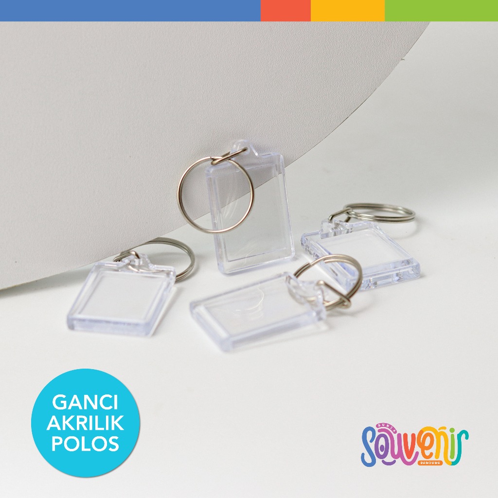 Jual Gantungan Kunci Akrilik POLOS | Ganci Akrilik POLOS | BAHAN ...